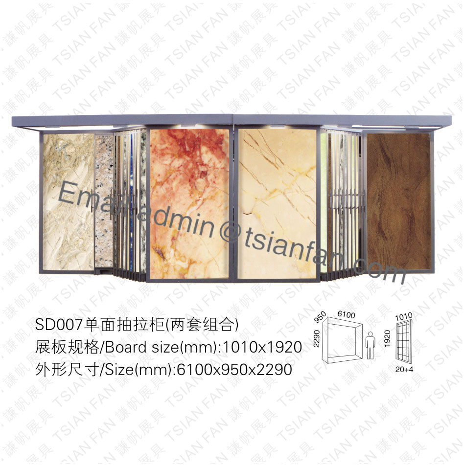 Design Slab Stone Exhibition Stand-SD007-Stone Display Rack,Ceramic ...